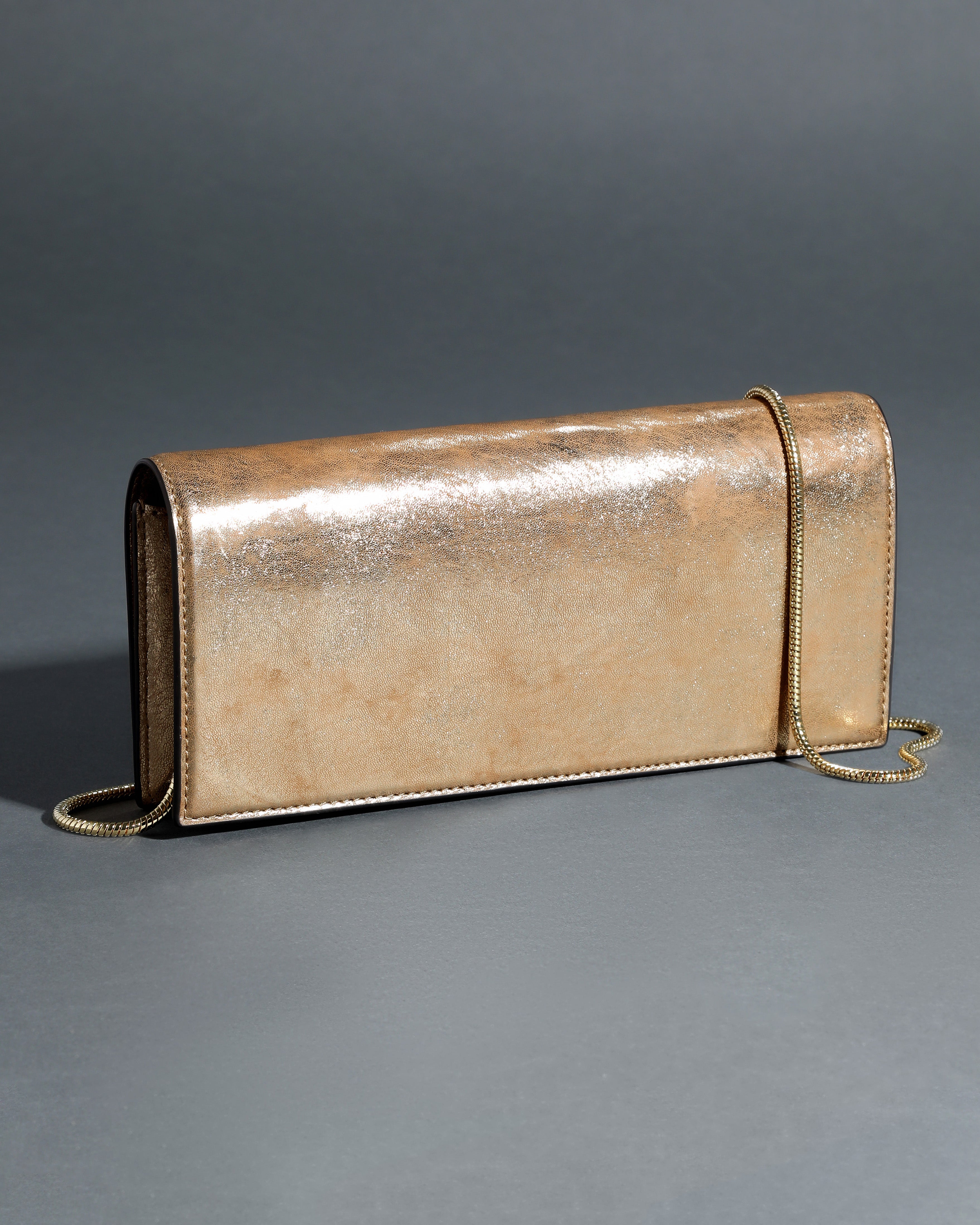 Antique Twisted Gold Side Handle Clutch | Alexis Bittar