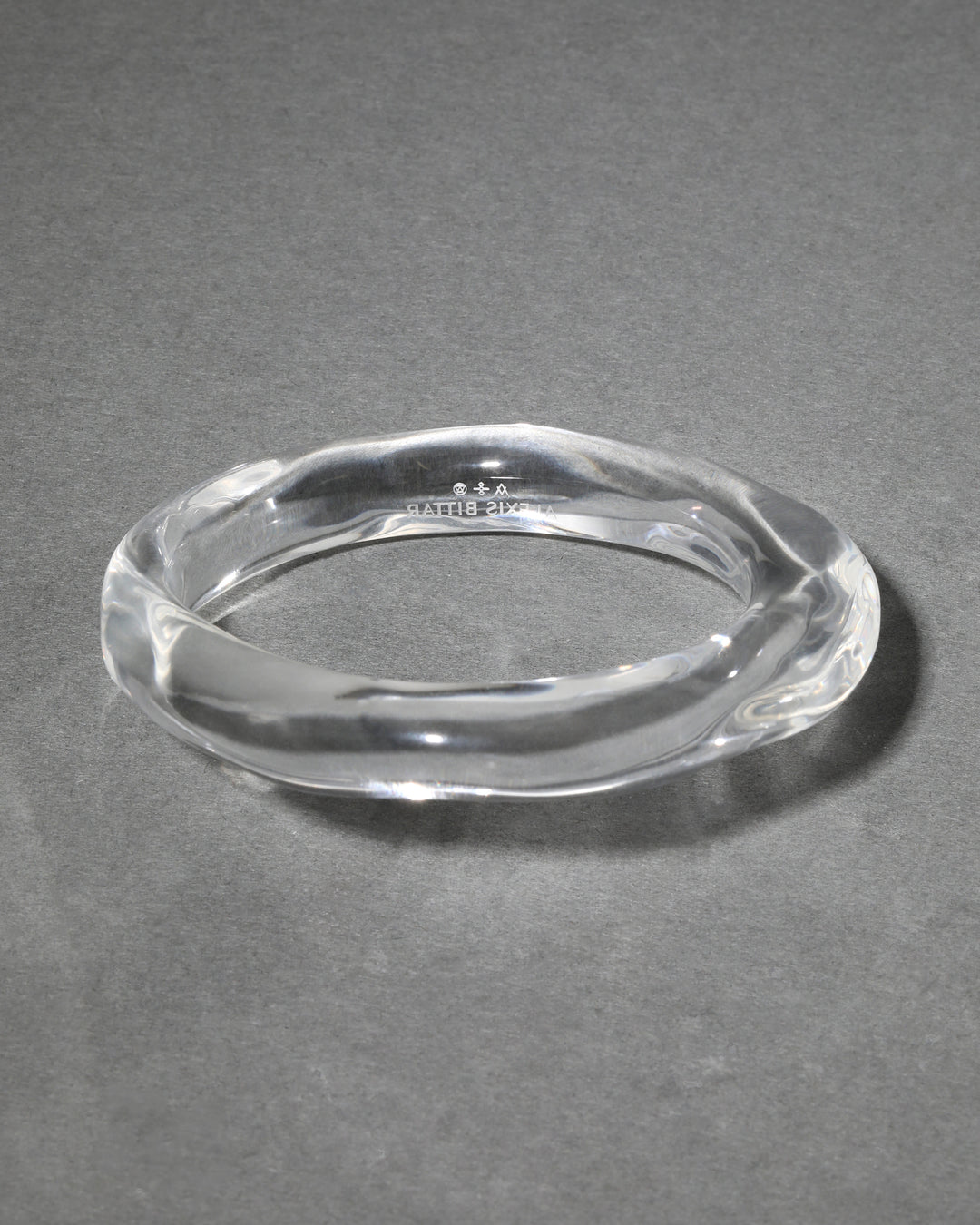 Clear Liquid Lucite Bangle Bracelet | Alexis Bittar
