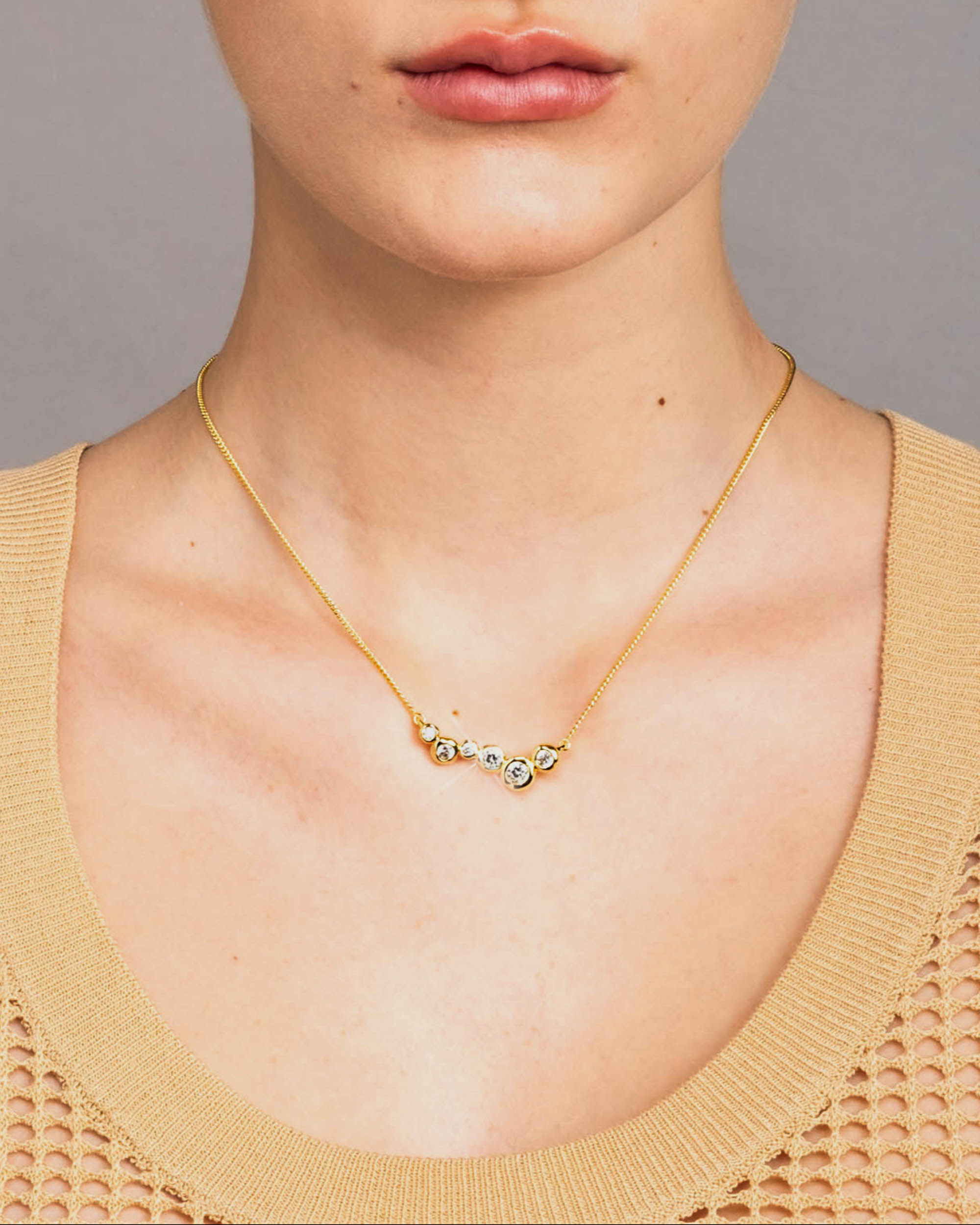 Asterales Gold Constellation Necklace | 14k Gold Necklace of Constellations