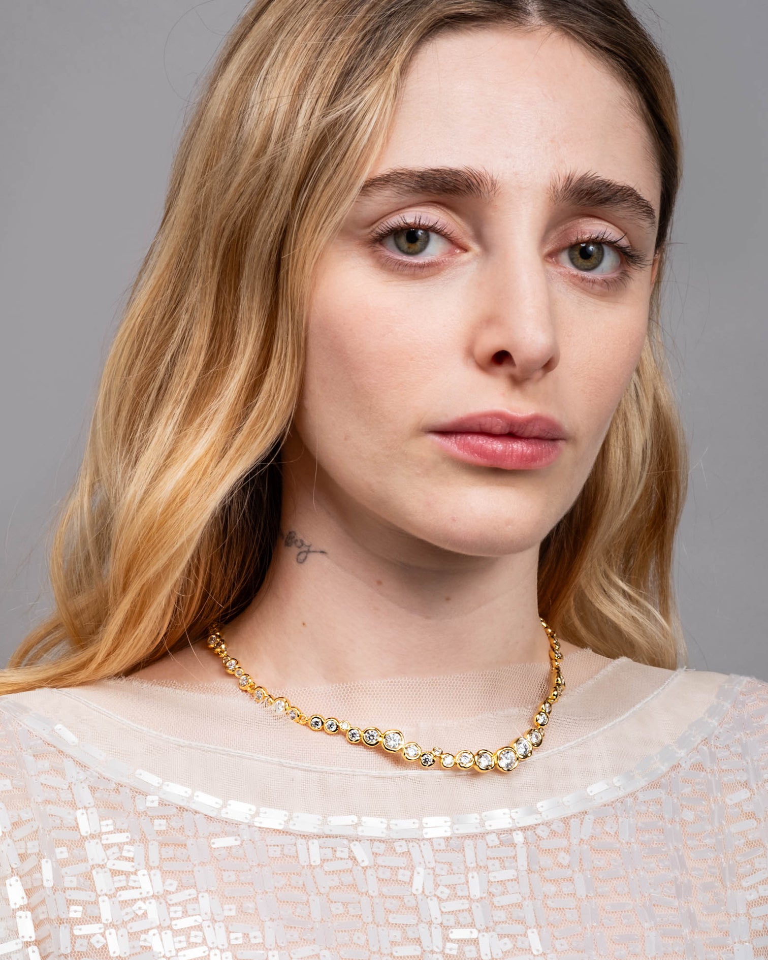 Asterales Gold Riviera Necklace