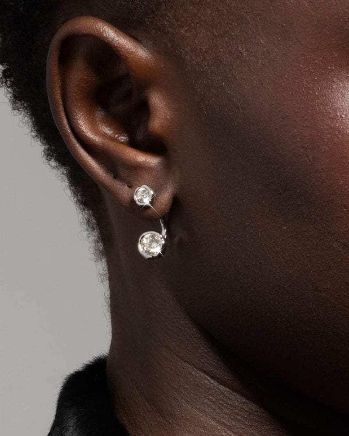 Front-Back Earrings | Designer Gold & Silver Front-Back Earrings