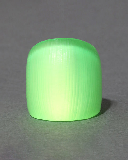 Neon Green Lucite Block Ring | Alexis Bittar