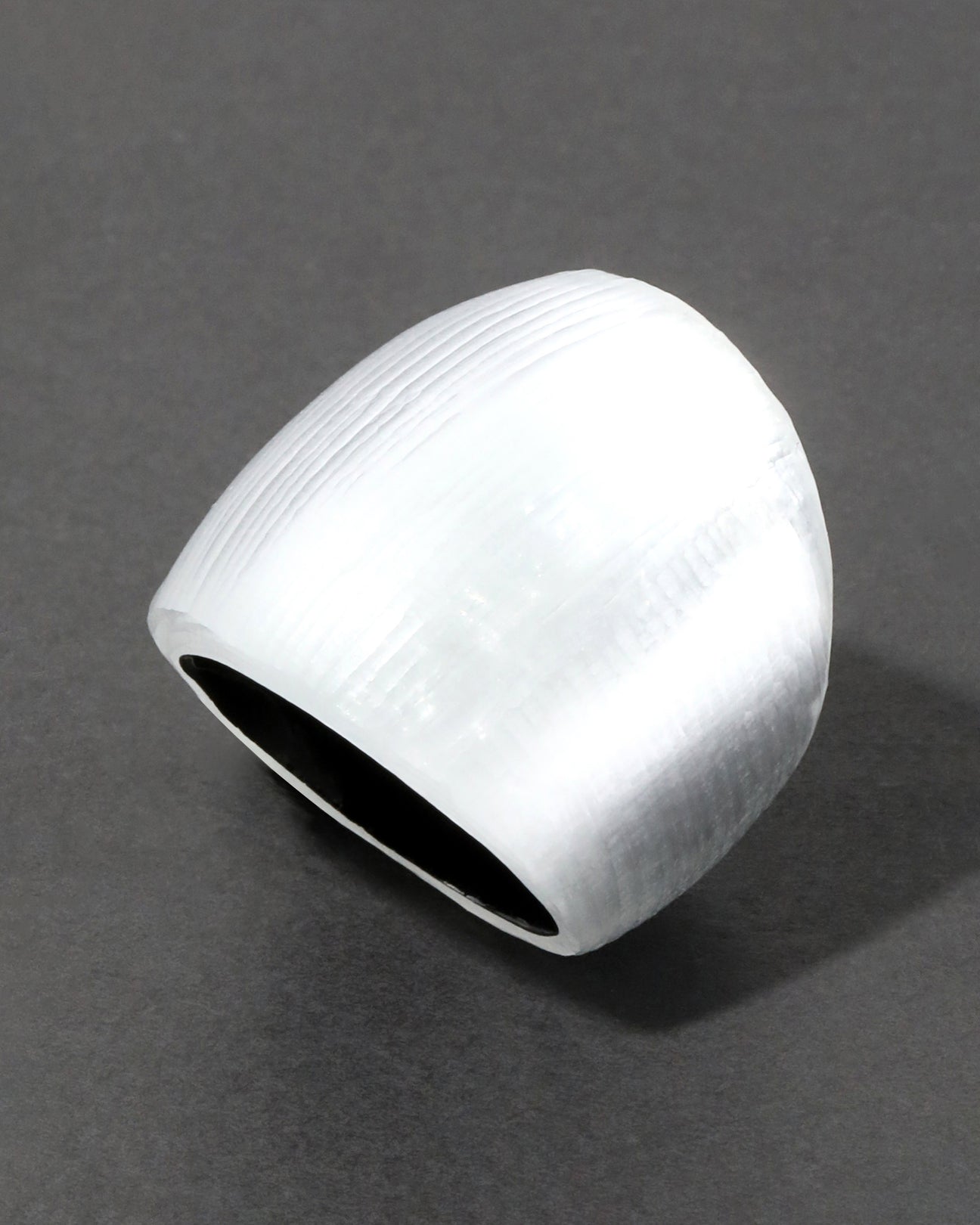 Silver Lucite Block Ring | Silver Block Ring | Alexis Bittar