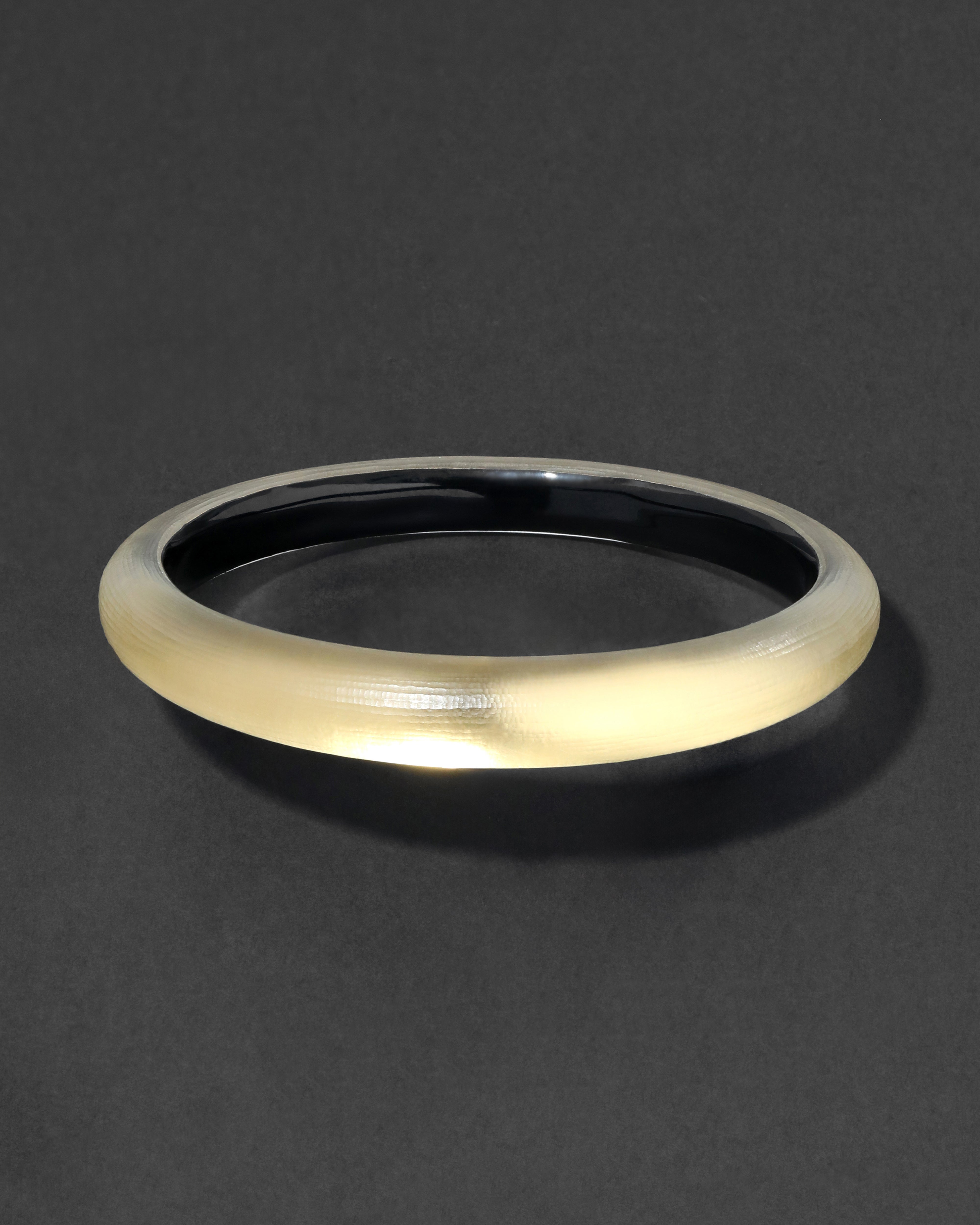 Gold Luminous Lucite Skinny Bangle Bracelet | Skinny Gold Bangle