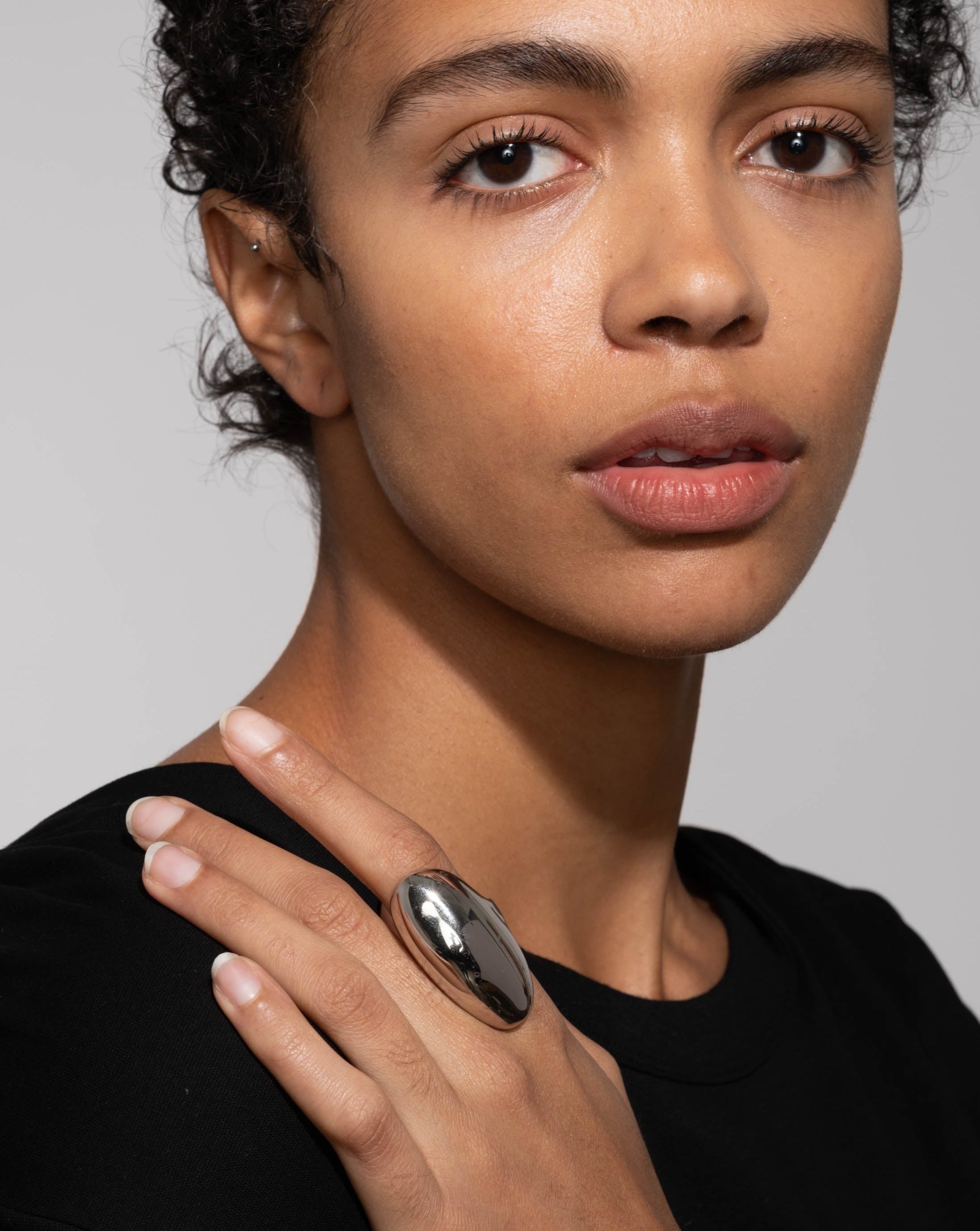 Molten Silver Knuckle Ring | Alexis Bittar