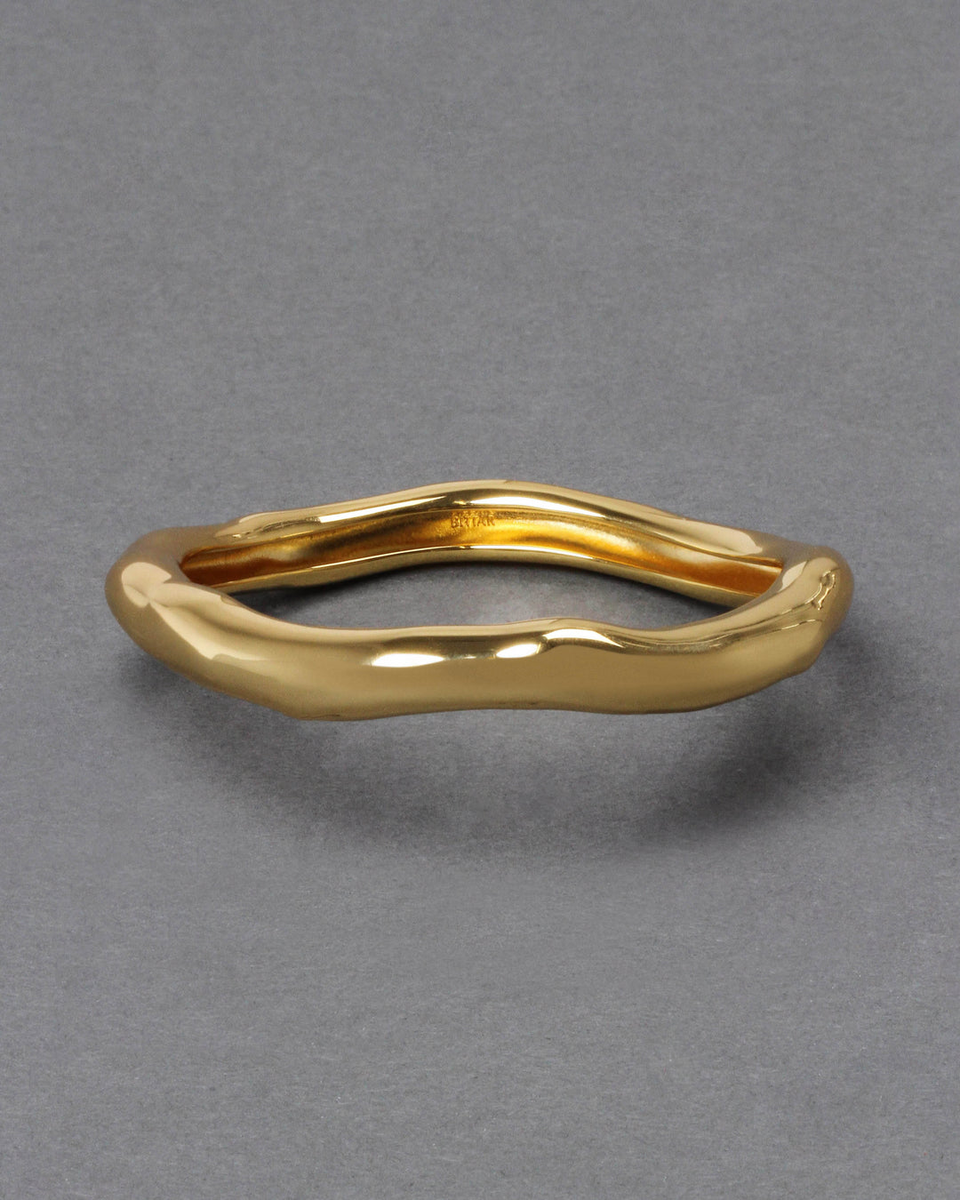 Small Gold Plated Bangle Bracelet | ALEXIS BITTAR