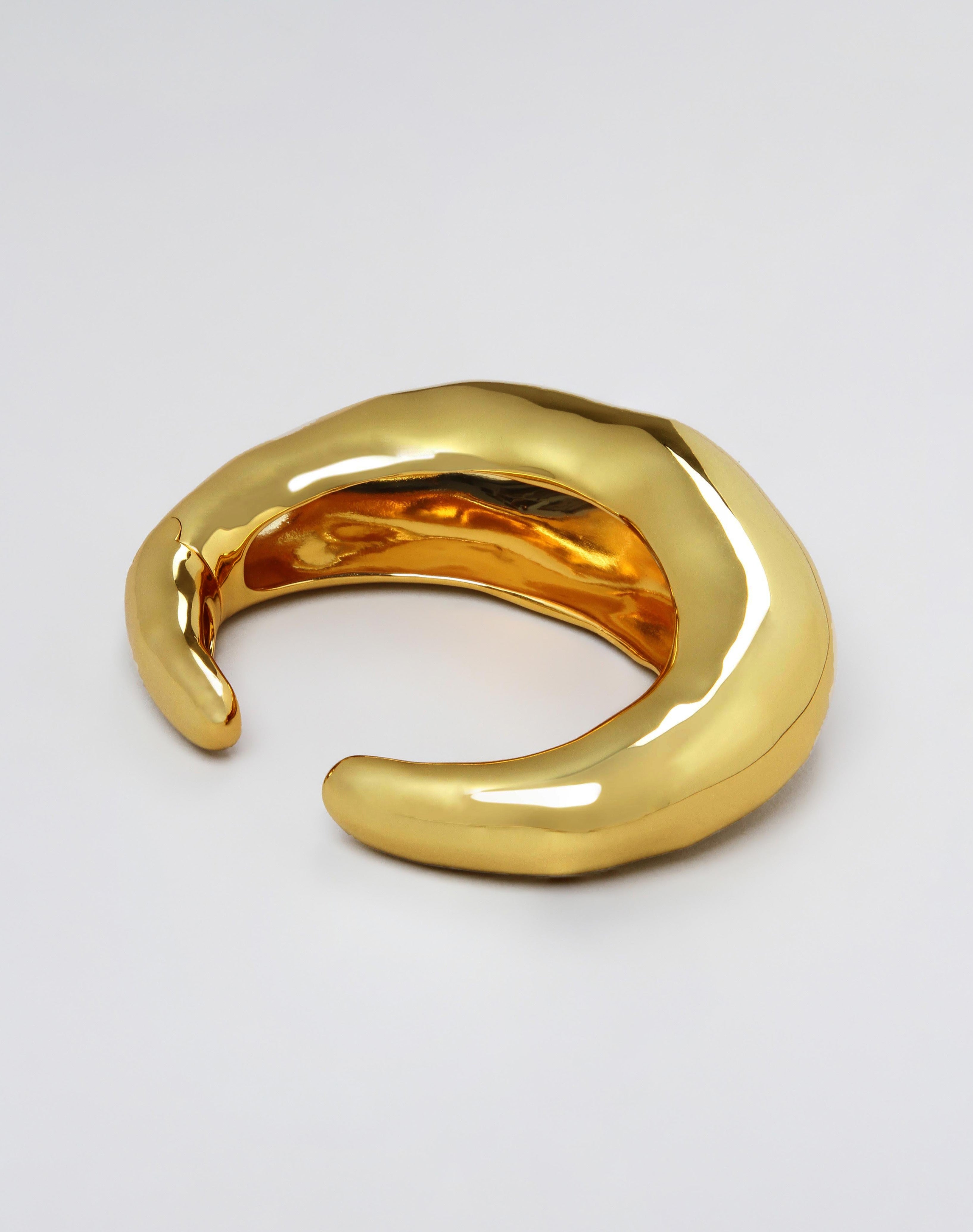 Large Molten Hinged Cuff Bracelet | ALEXIS BITTAR