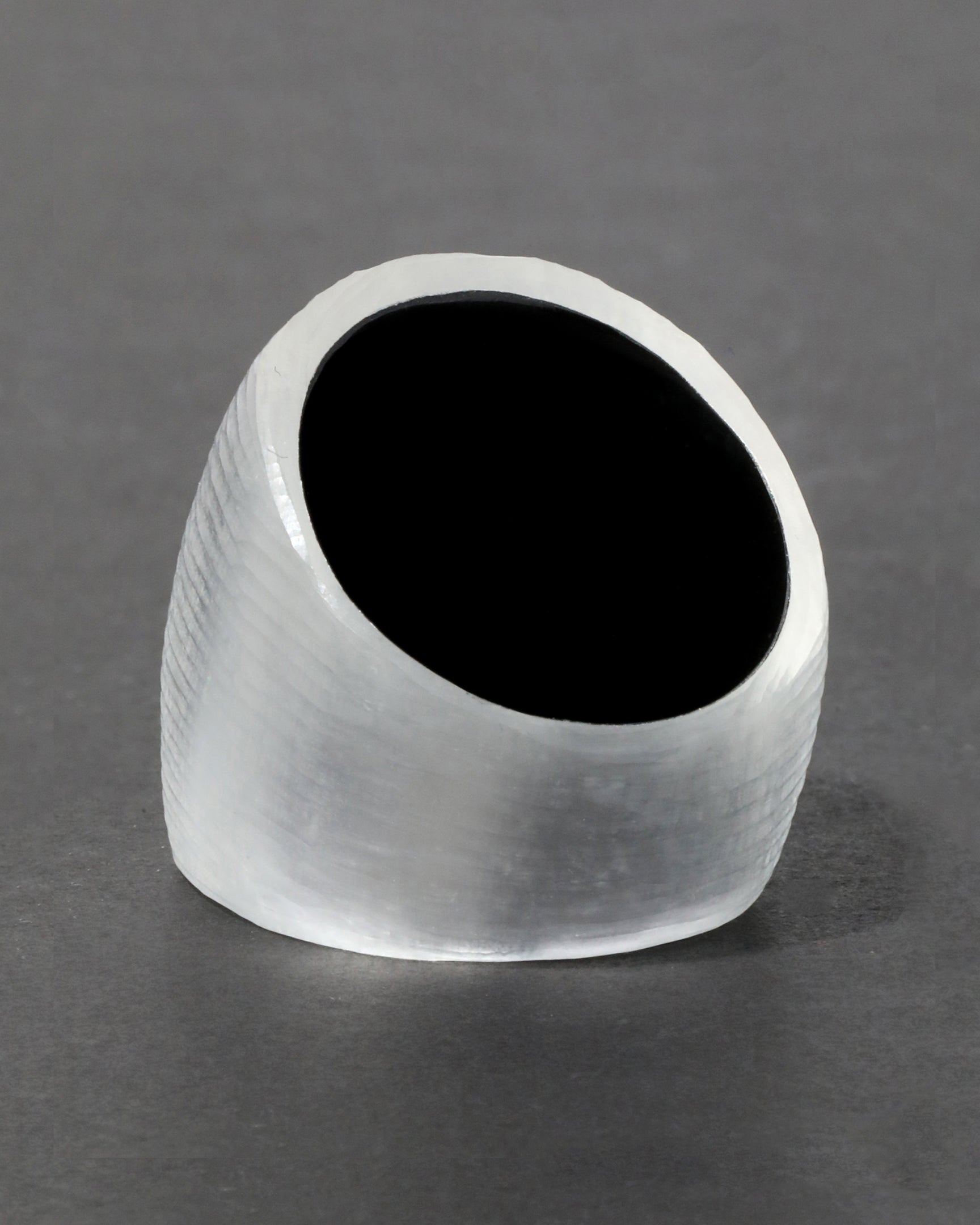 Silver Lucite Block Ring | Silver Block Ring | Alexis Bittar