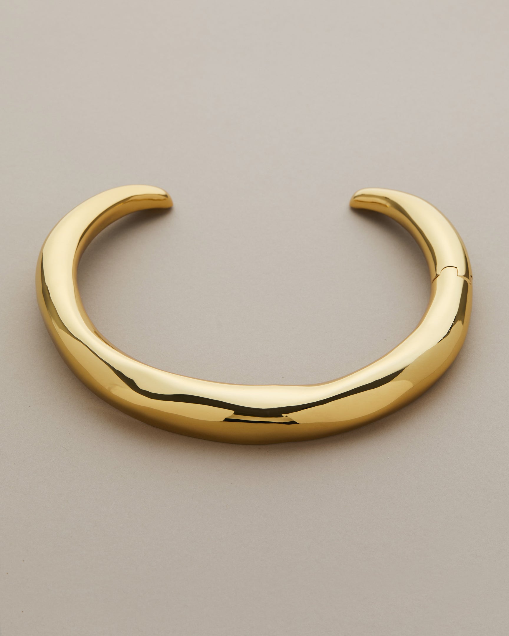 Metal Hinge Collar | 14K Gold Plated Collar Necklace | Alexis Bittar