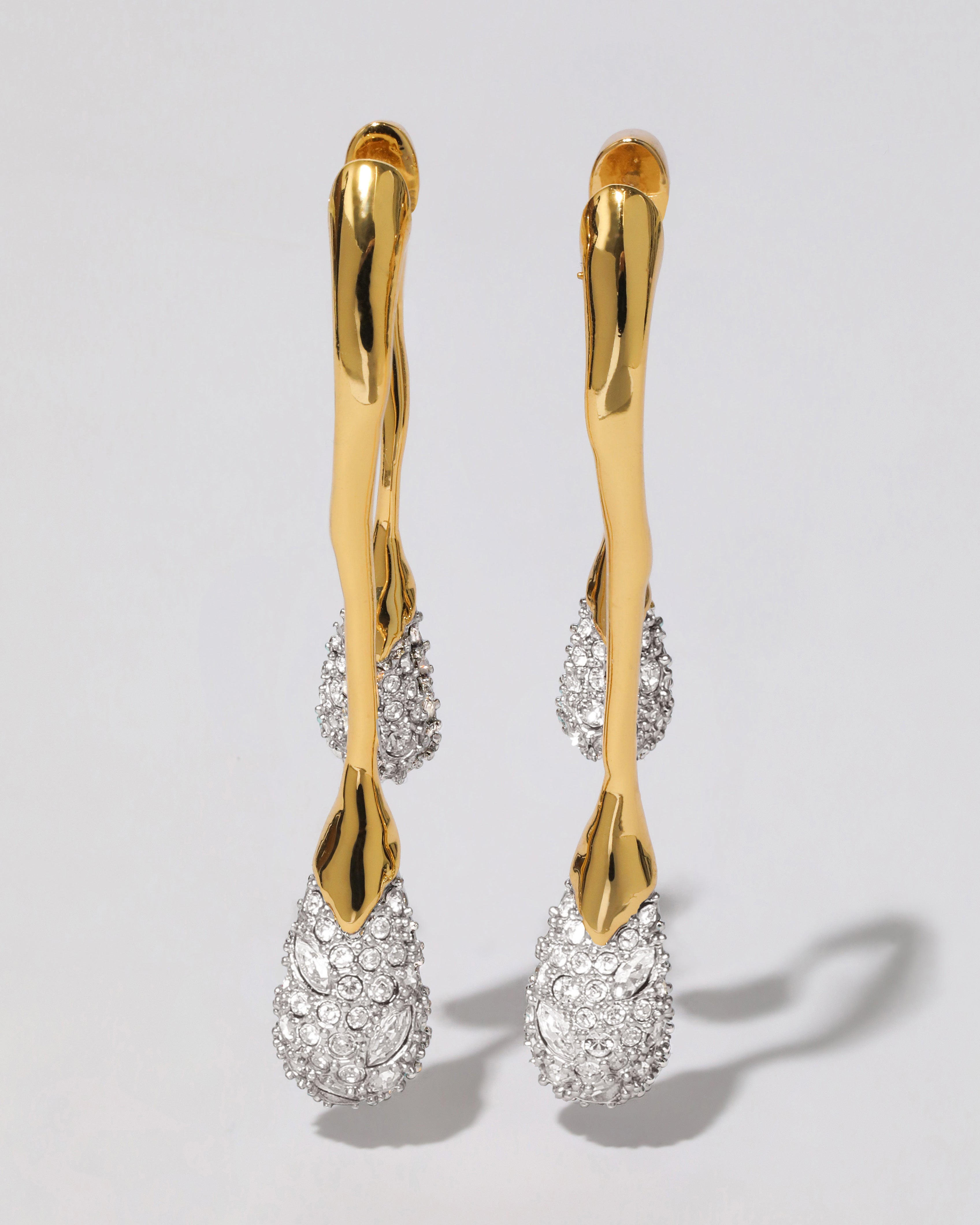 Solanales Crystal Front Back Double Drop Earring- Gold – ALEXIS BITTAR