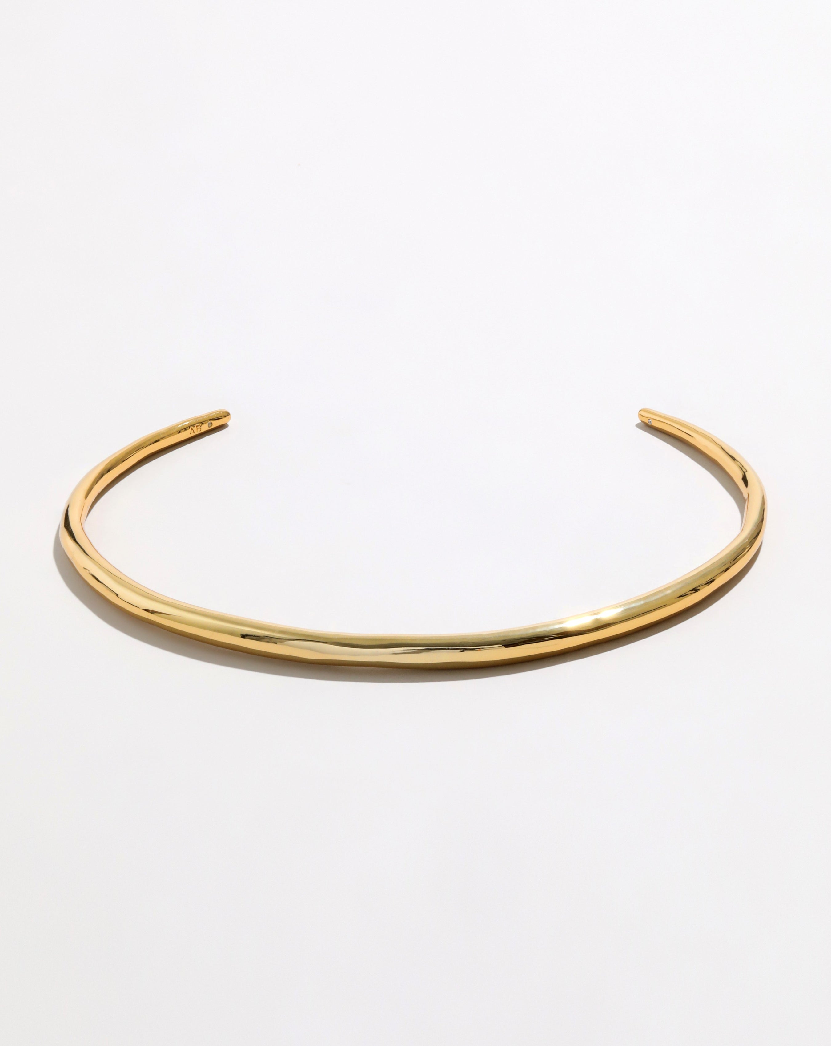 Thin Gold Collar Necklace | Simple 14k Gold Plated